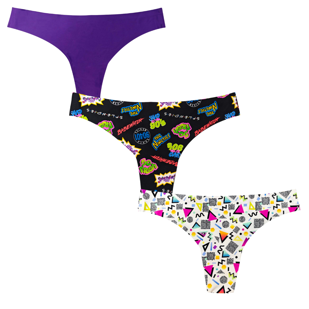 Retro Sweethearts All Thongs Set – Splendies